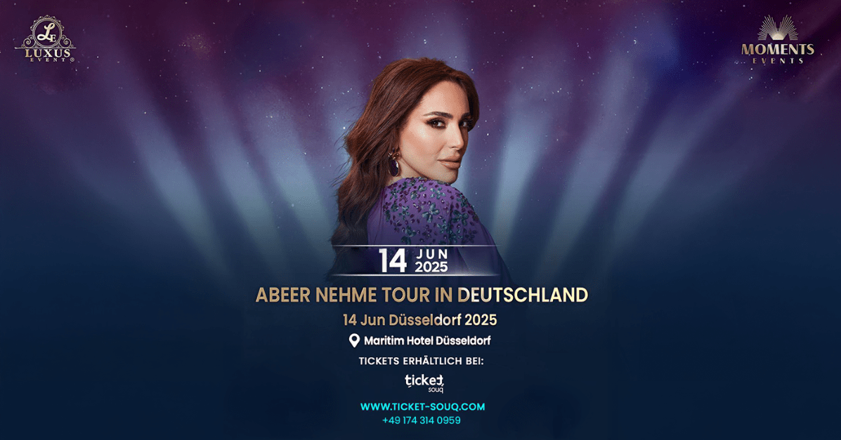 Abeer Nehme auf Europa-Tournee 2025 (Düsseldorf)