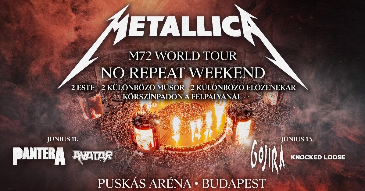 Metallica M72 World Tour Budapest - Guide