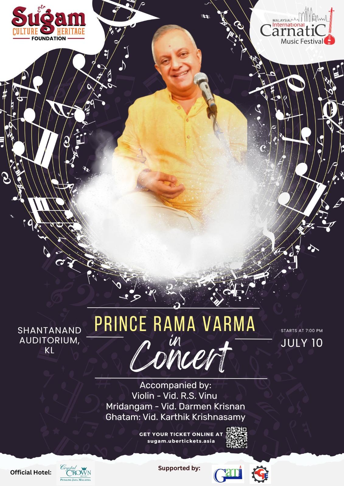Prince Rama Varma in Concert