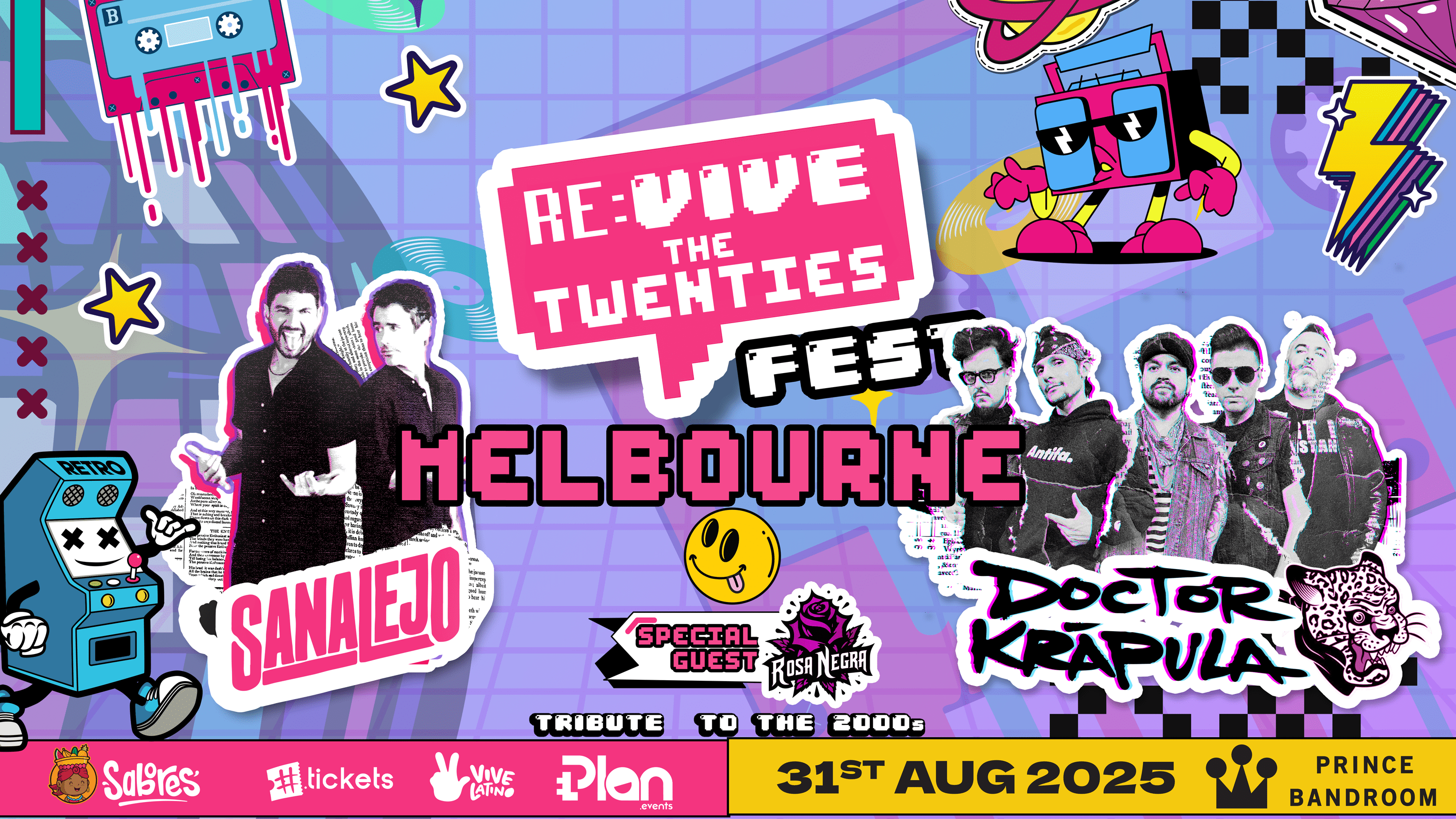 Melbourne RE:VIVE THE 2000's / Doctor Krapula y Sanalejo