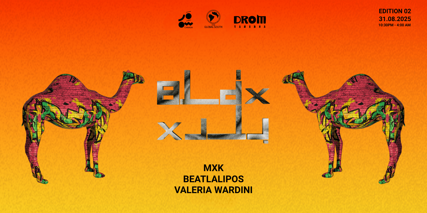 BLDX returns with Edition 02, Aug 31st at DROM Taberna!