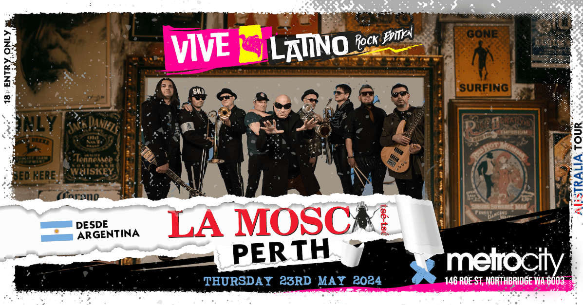 PERTH LA MOSCA TSÉ TSÉ en Concierto