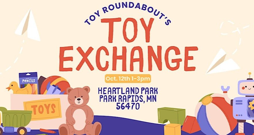 Toy Roundabout's Free Toy Exchange Event at Heartland Park!